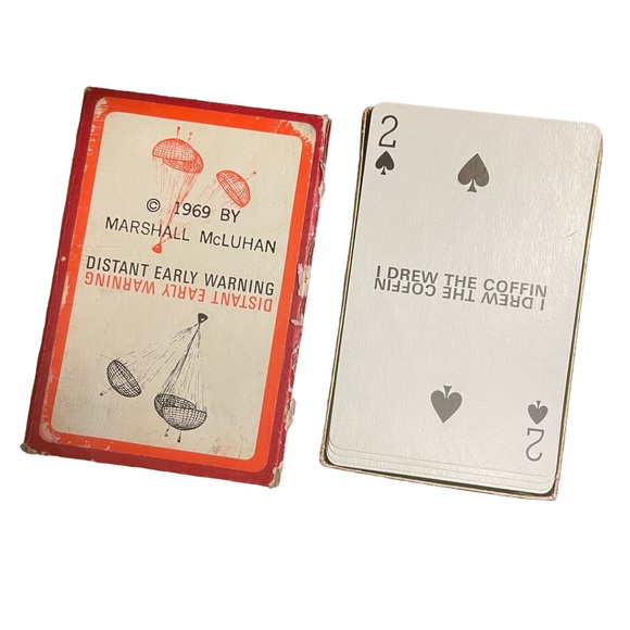 Other | Vintage 1969 Distant Early Warning Dew Playing Cards By ...